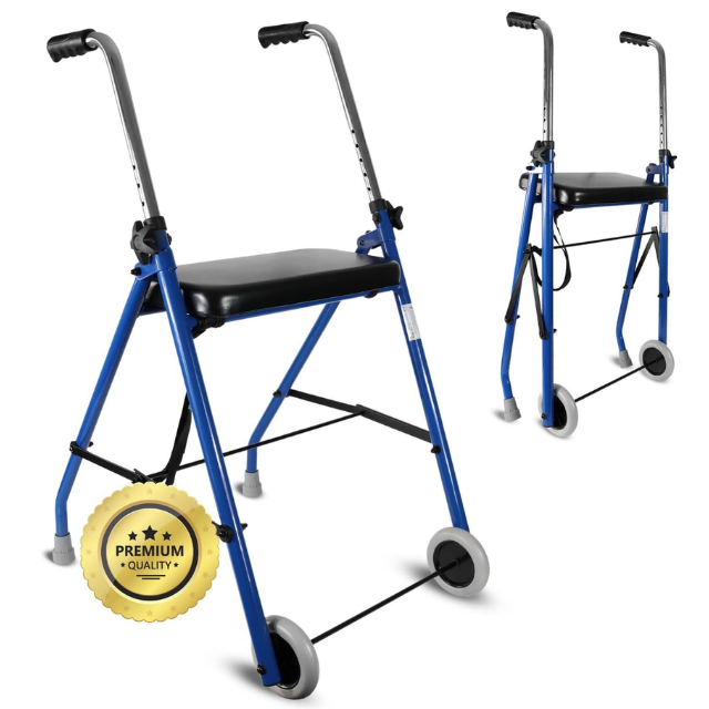 Rollator für Senioren 2 Räder | Faltbare Rollatoren für Erwachsene ...